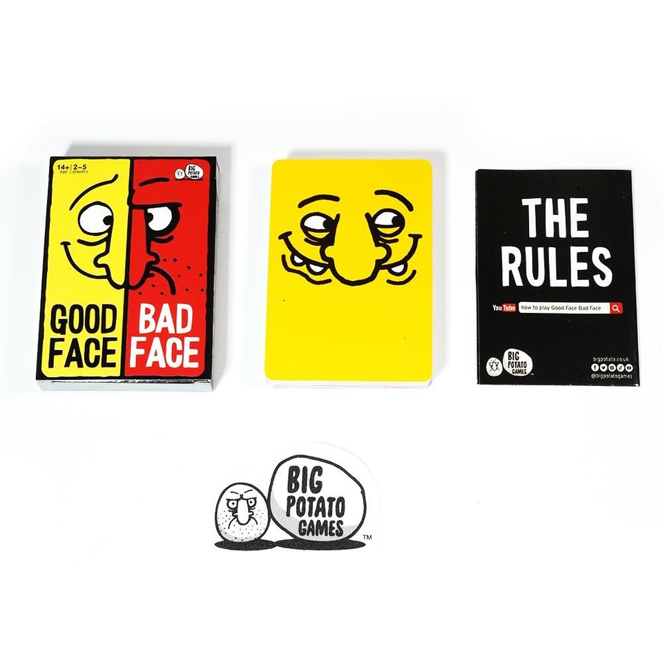 Good Face Bad Face Card Game – Funny Party & Travel Game for Family | eBay