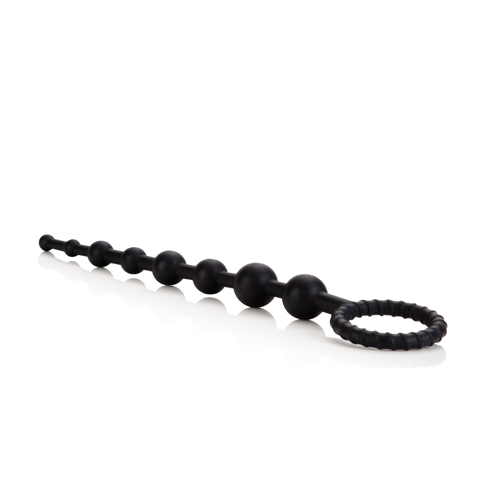 Cal Exotics Booty Call X-10 Beads Black - Flexible Silicone Graduated ...