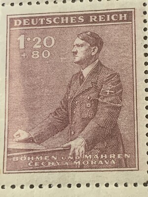 2 GERMANY Deutsches Reich Adolf Hitler 1942 Bohmen Und Mahren 1942 ...