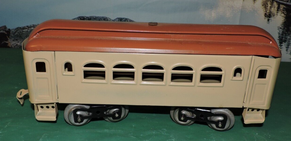 VINTAGE PREWAR LIONEL STANDARD GA No.35 PULLMAN & NO.36 OBSERVATION CAR ...