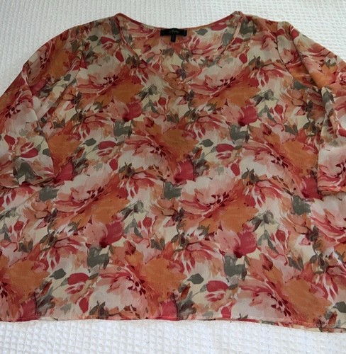 Status Floral Women’s Blouse Size 3X A113 | eBay