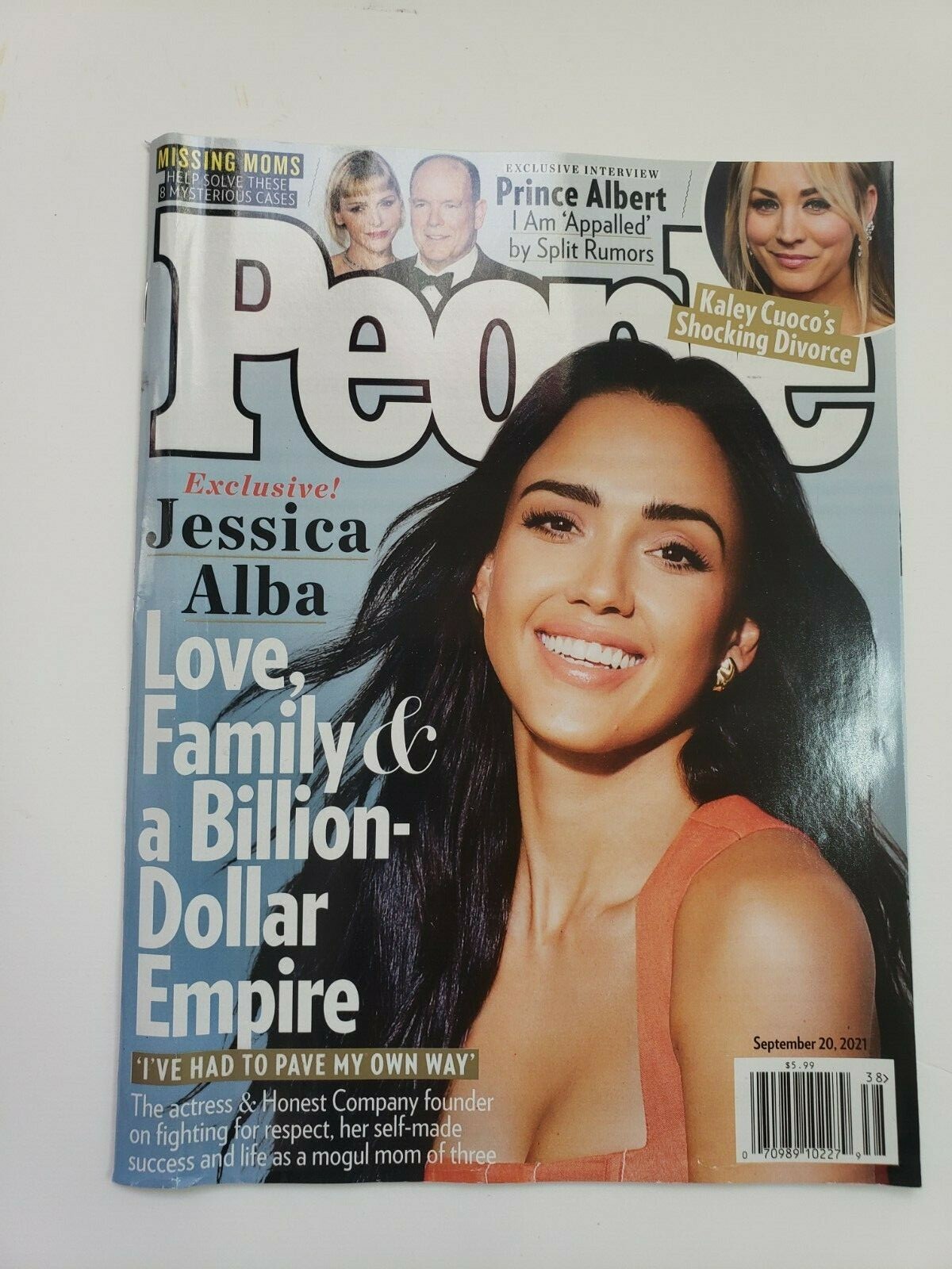 People Magazine September 20, 2021 Prince Alber, Jessica Alba, Kaley ...