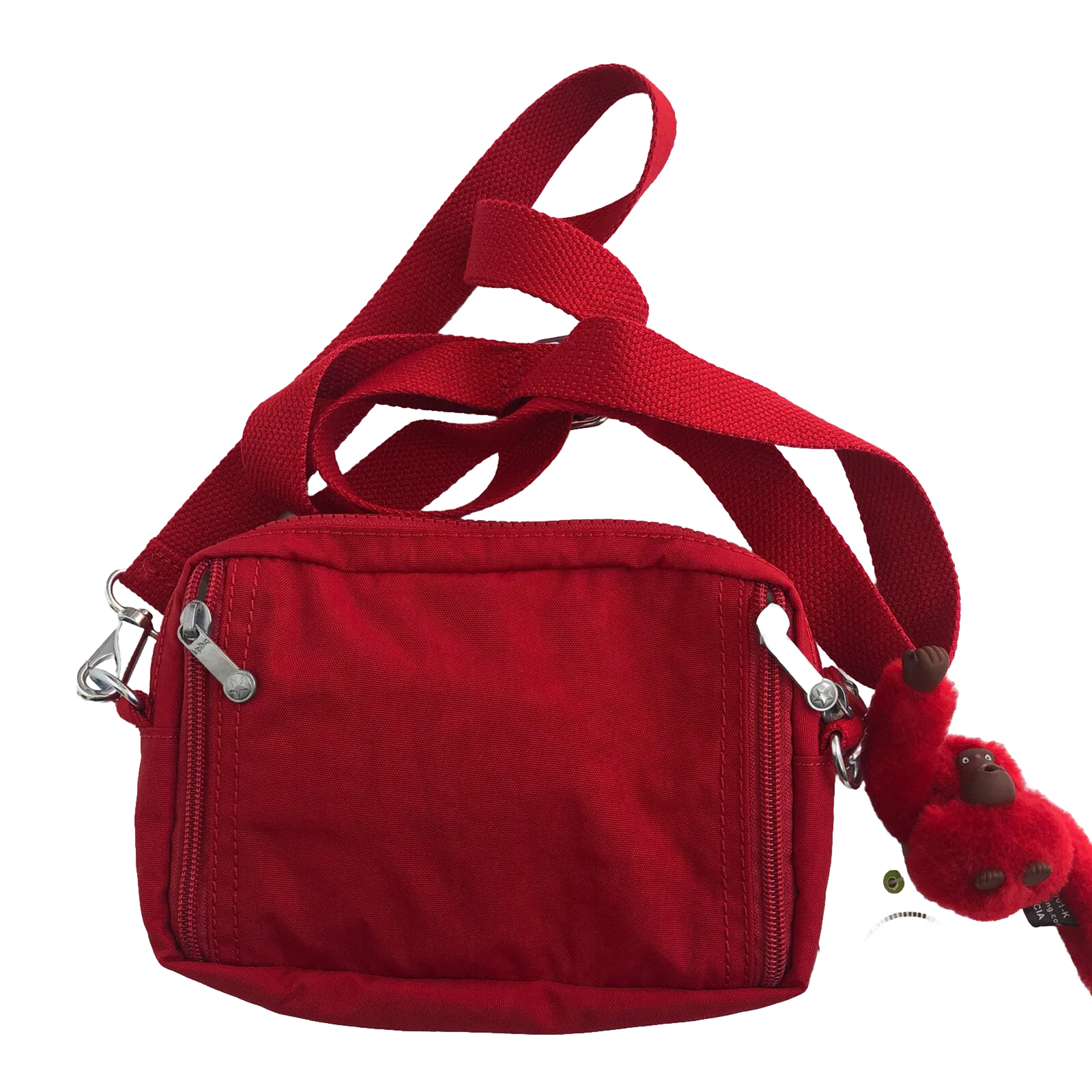 Kipling Merryl Crossbody Fanny Pack Monkey Water Resistant Cherry Red Ac2491 for sale online | eBay