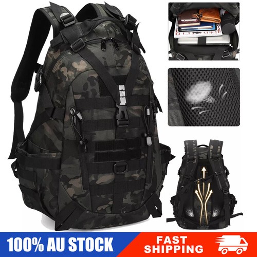 30L Military Tactical Backpack Rucksack Hiking Camping Outdoor Trekking ...