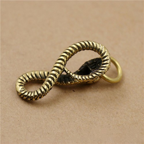 Solid Brass Snake Keychains Pants Clip Hook Bag Wallet Snake Hooks ...
