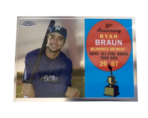 2008 Topps Chrome 50th Anniversary All Rookie Team #ARC21 Ryan Braun ...