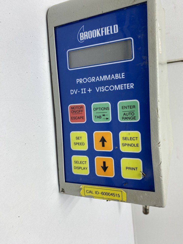 BROOKFIELD Programmable DV-II + Viscometer , Model: RVDVII+ | eBay