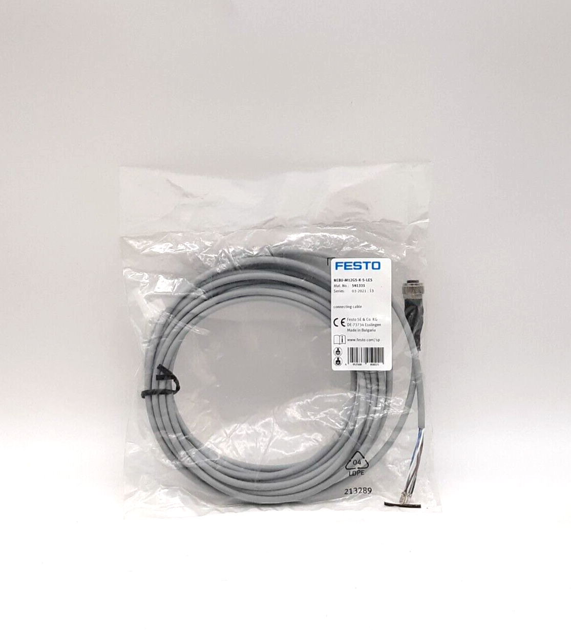 Festo NEBU-M12G5-K-5-LE5 Connecting Cable | eBay