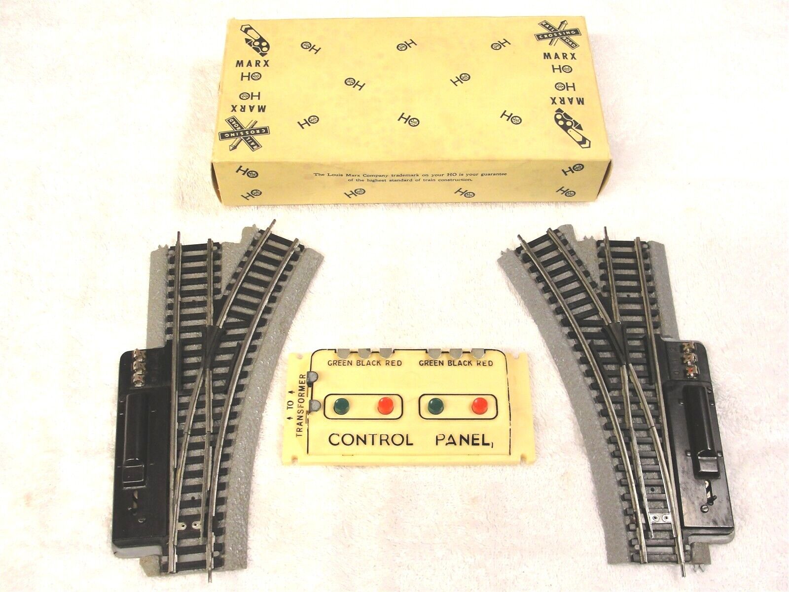 Marx-Remote Control Switch Set: Left, Right & Panel (#7040,HO) Gray ...