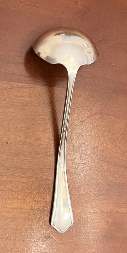VERNON or ASHLEY Sauce Ladle Community Oneida Par Plate Silverplate No ...