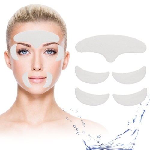 5-piece Set Transparent Anti Wrinkle Silicone Patch Forehead Patch ...