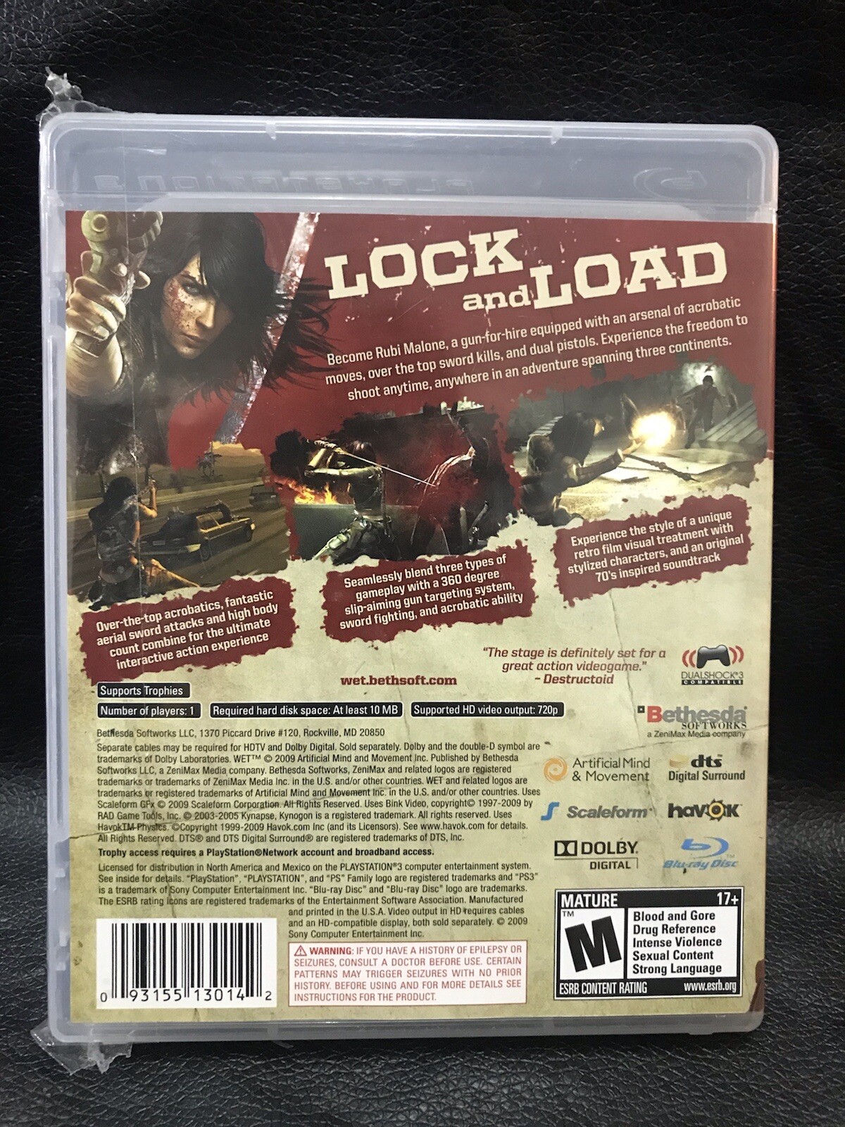 Wet (Sony PlayStation 3, 2009) for sale online | eBay