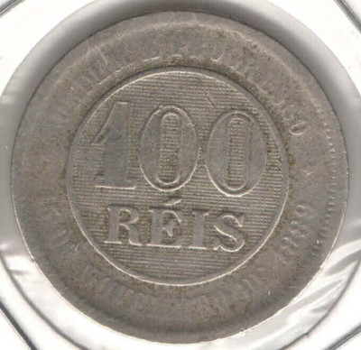 Brazil Coin 100 Reis 1895 Brasil - Copper-Nickel - KM# 492 - eb446 | eBay
