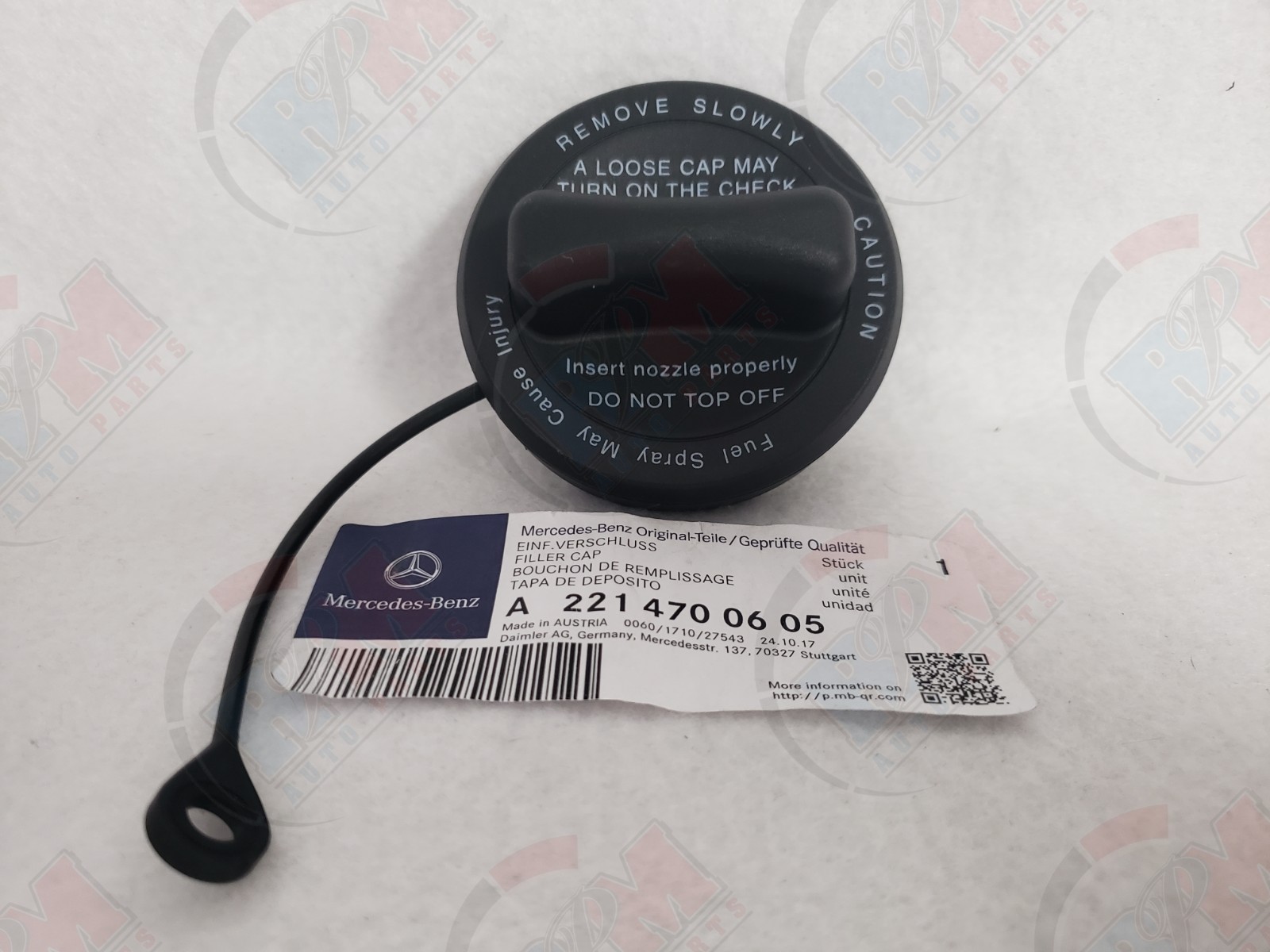 GENUINE Fuel Tank Gas Cap with Tether for Mercedes Benz | eBay