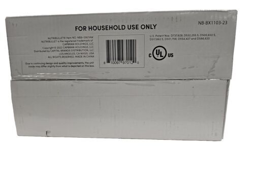 NutriBullet Pro 900 Watts 32 Oz. Nutrient Extractor Blender, White | eBay