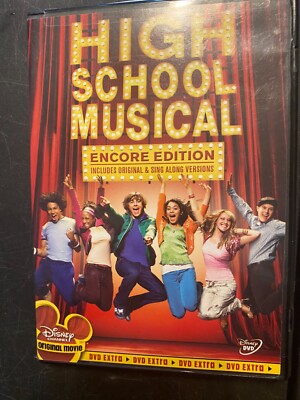 DVD = DISNEY - HIGH SCHOOL MUSICAL ENCORE EDITION W/ EXTRAS - 4 DISCS ...