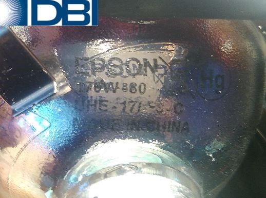 GENUINE OEM EPSON ELPLP42 LAMP FOR H330B H330C H281B POWERLITE 400W ...