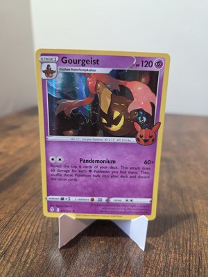 Gourgeist 077/203 Holo Rare Trick or Trade Halloween Pokémon Card NM ...