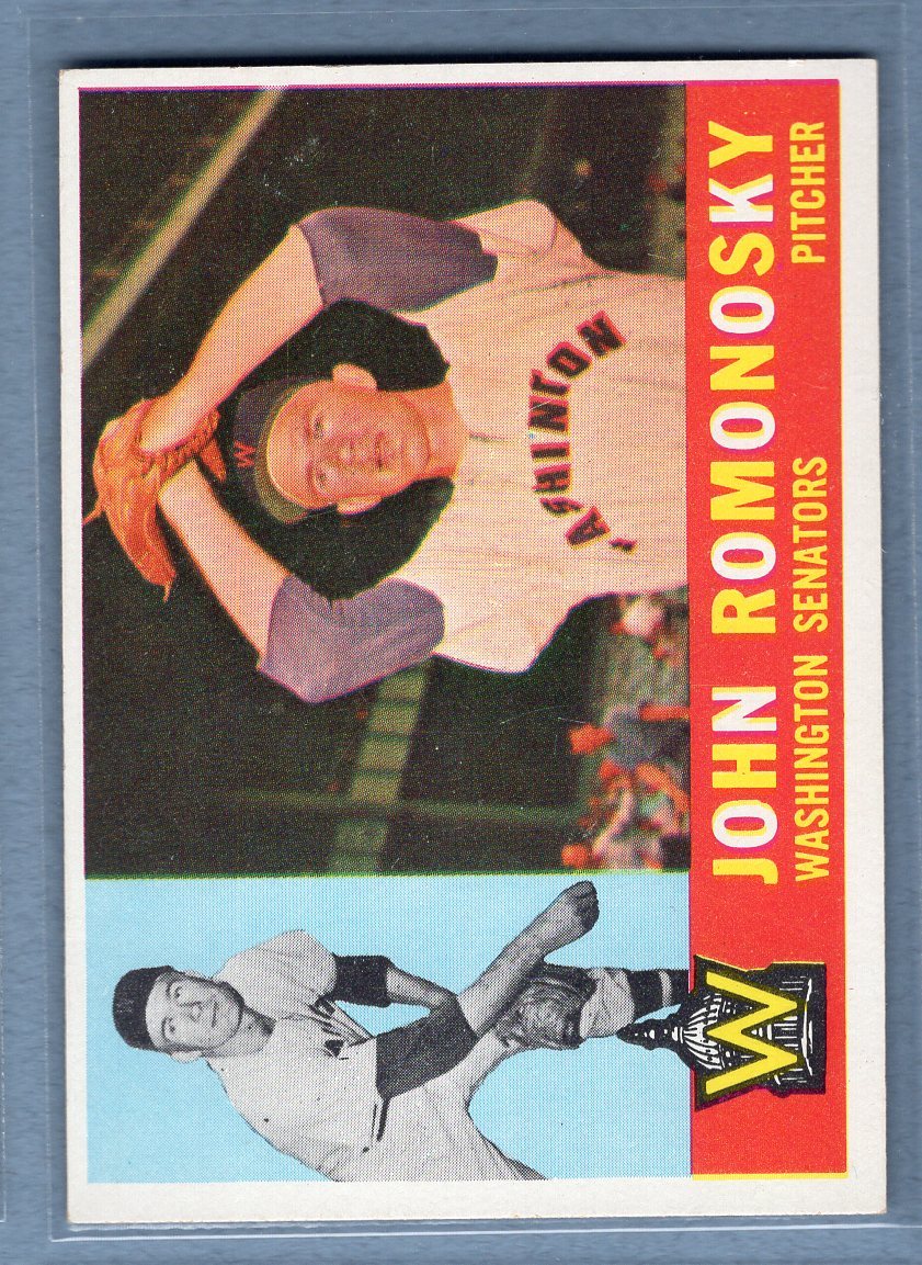 1960 Topps #87 John Romonosky EX-MT GO340 | eBay