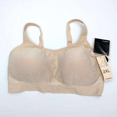 truekind Everyday Comfort Straps Wireless Shaping Bra Chai 2XL | eBay