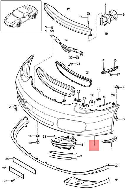 Genuine PORSCHE Boxster 987 Trim 98750531147 | eBay