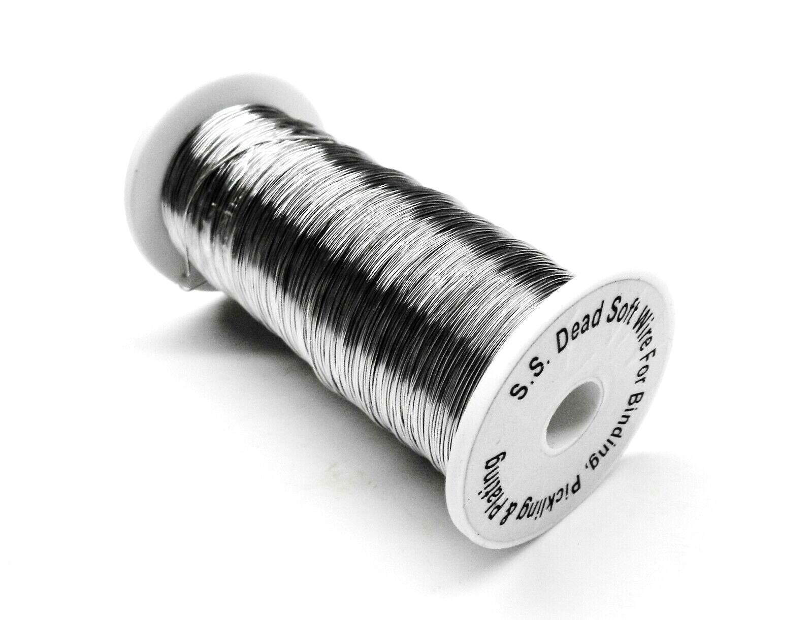 28ga Stainless Steel Wire Dead Soft Binding Wire Soldering 1/2lb ...