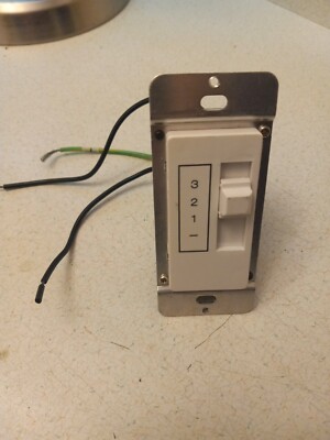 3 Speed Adjustable Fan Control Switch 120V 2.5A White VR935F NEW UNUSED ...