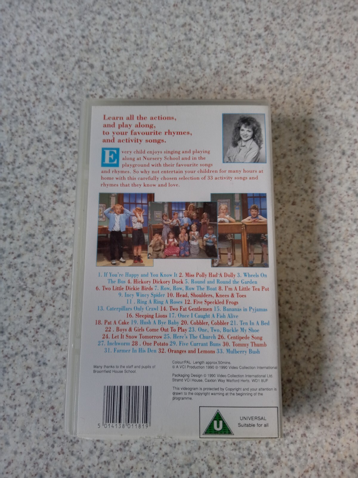 Nursery Play Rhymes VHS Video Retro Vintage Collectable 1990 for sale ...