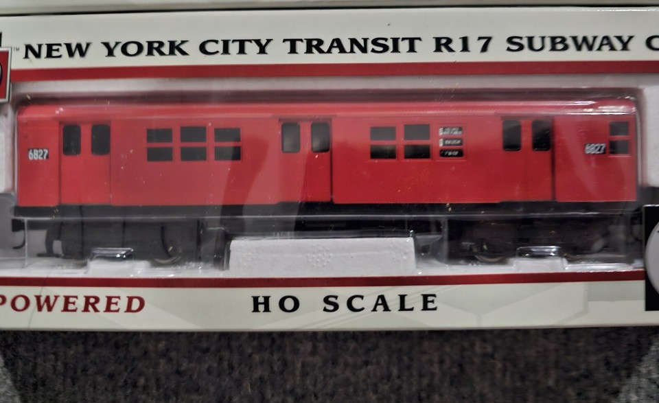 Proto 1000 NYC Transit R17 Subway Car 30300 #6508 & #6827 | eBay