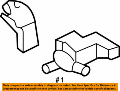 25860-50100 Toyota Valve assy, vacuum switching 2586050100, New Genuine ...
