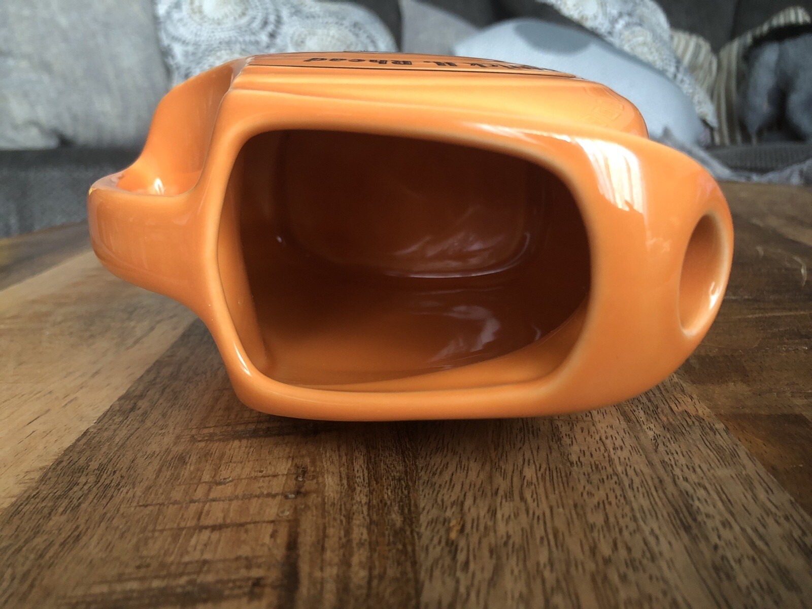 Fiesta Small Disc Juice Pitcher Friederic Rhead tangerine HLCCA ...