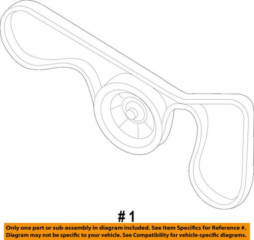 11720-3WS0B Nissan Belt-fan & alternator 117203WS0B, New Genuine OEM ...