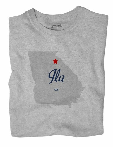 Ila Georgia GA T-Shirt MAP | eBay