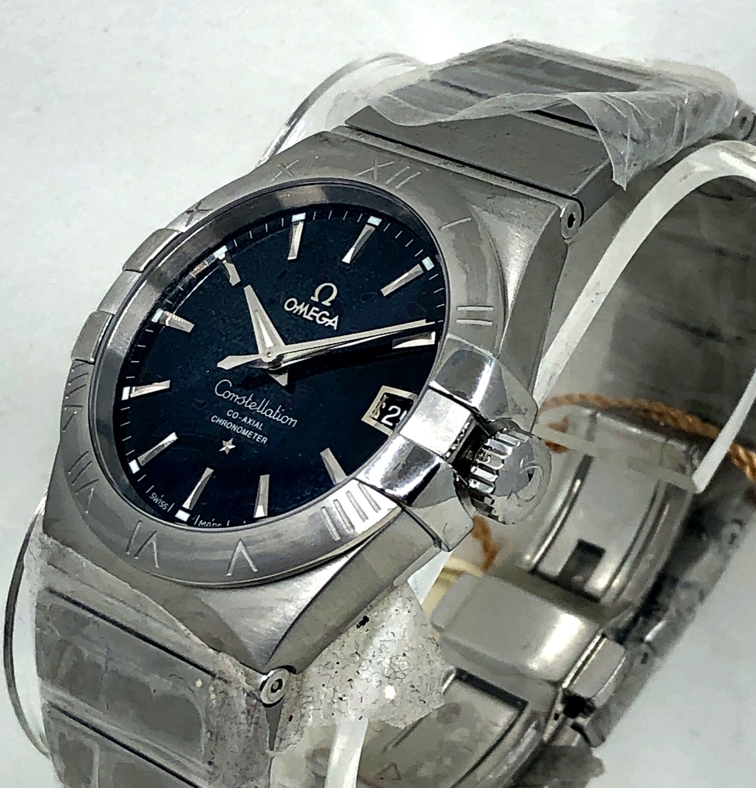 Omega 123.10.38.21.01.001 Constellation Men's Co-Axial 38MM Watch ...