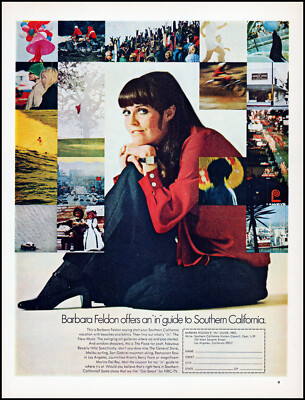1969 Barbara Feldon photo Get Smart tv series Southern California print ...