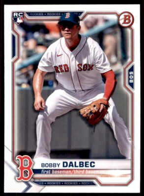Bobby Dalbec 2021 Bowman Rookie Card RC Go Sox! #26 Boston Red Sox | eBay