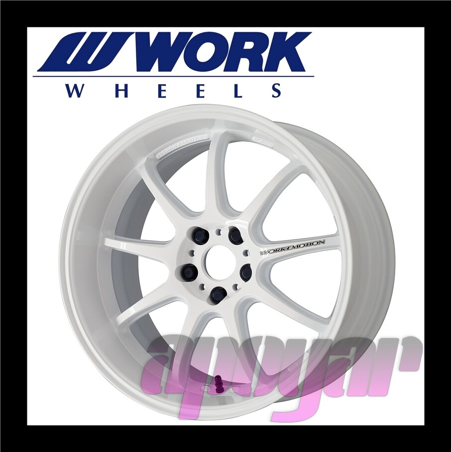 WORK EMOTION D9R WHEEL (1pcs) 19 inch 9.5J 38 5H 114.3 White (WHT) | eBay