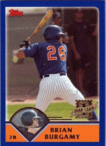 2003 Topps Traded #T261 Brian Burgamy FY RC San Diego Padres | eBay