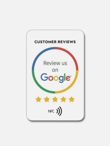 3 x Google Review Smart Contactless Writable Sharing NFC Card Tap | eBay