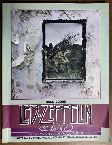 Led Zeppelin IV 4 Japan Band Score Book Guitar Tab | eBay