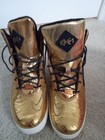 NIKE Gold Sneakers, ,black interior Size 8.5 | eBay