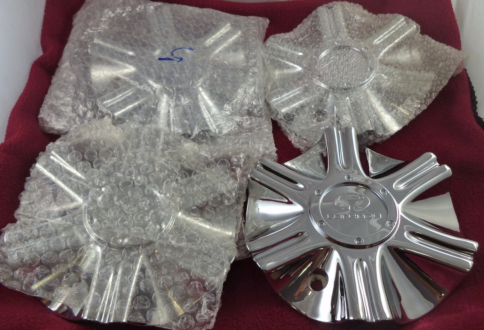 Lorenzo Wheels Chrome Custom Wheel Center Caps Set of 4 # 1000WL06 | eBay