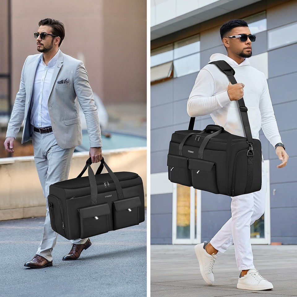 Convertible Garment Bags for Travel, Large Garment Duffle Bag Carry on ...