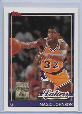 2000-01 Topps Commemorative Series MAGIC JOHNSON Lakers #MJ9 1991 ...