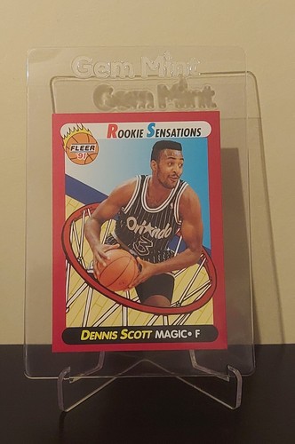 1991 Fleer Rookie Sensation - Dennis Scott - MINT | eBay