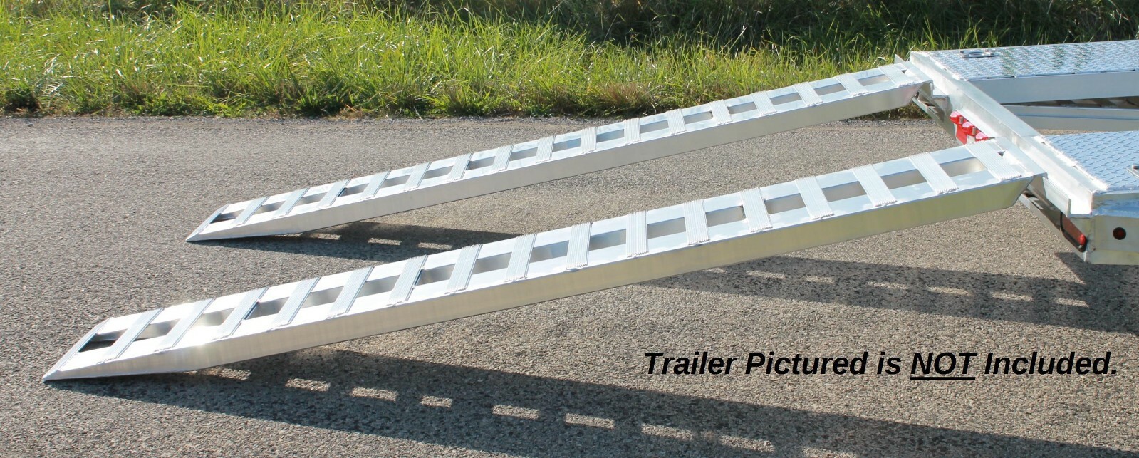 94" X 15" X 2.75" 6000 LBS ALUMINUM Hook Ramps CAR TRUCK TRAILER auto ...