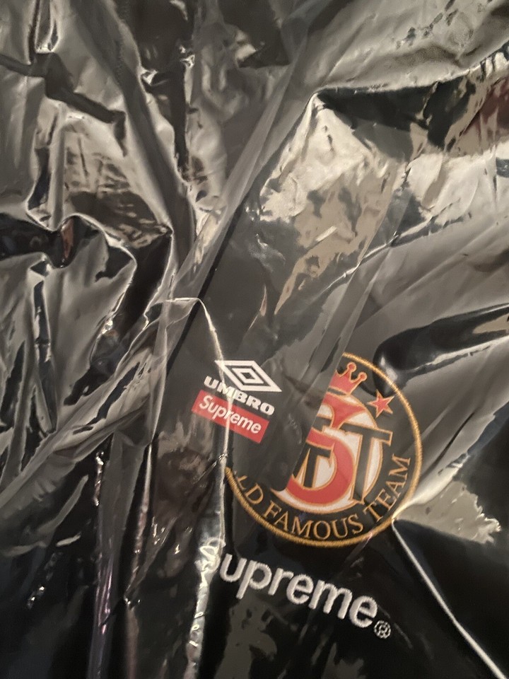 Supreme x Umbro Cotton Ripstop Track Jacket Black Size Medium FW23 ...