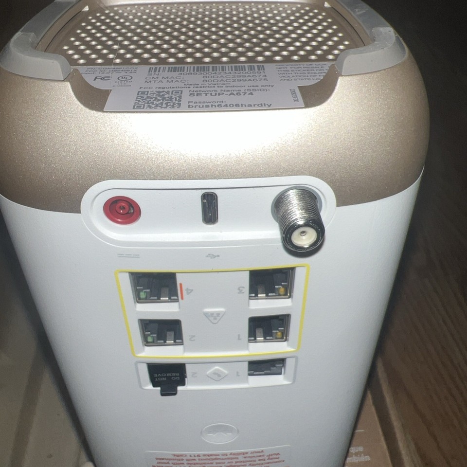 COX TECHNICOLOR CGM4981 WIFI BOX ROUTER | eBay