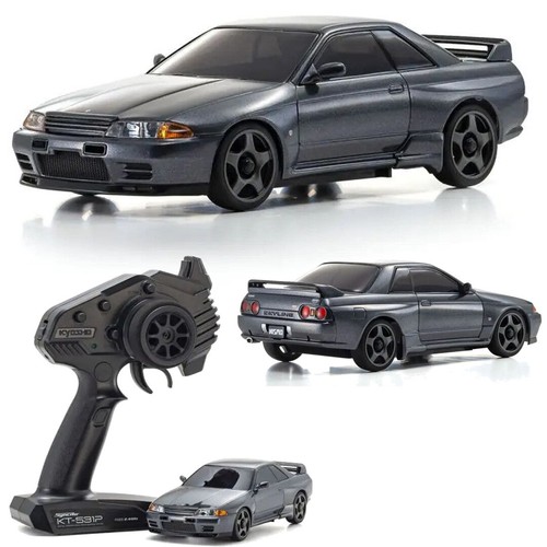 Kyosho 32639GM MINI-Z AWD NISSAN SKYLINE GT-R NISMO (R32) Gun Metallic ...