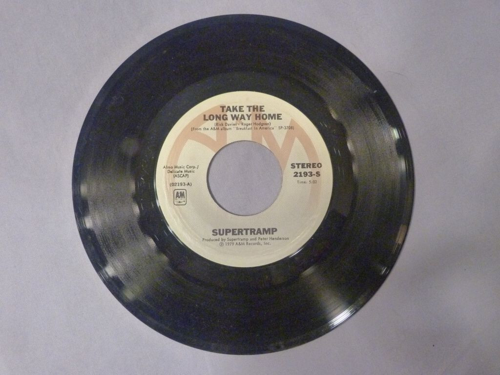 Supertramp - Take The Long Way Home / Rudy - 45 rpm - VG- | eBay